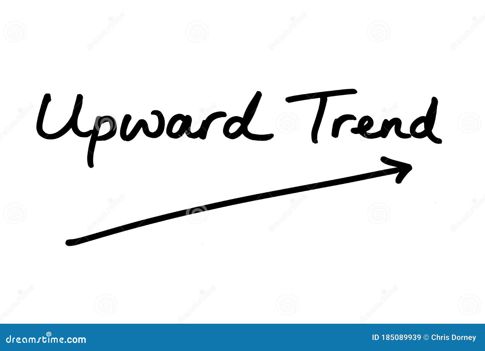 Upward Trend Gradual Increase Symbol Arrows Vector Illustration ...