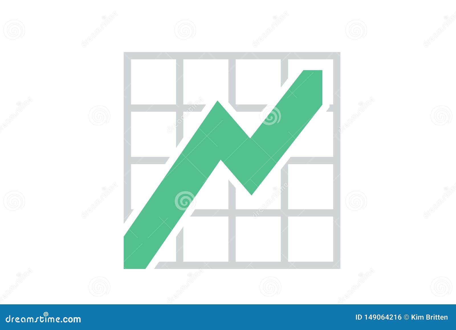 Upward-trending Bar Chart With Negative And Positive Deviations ...