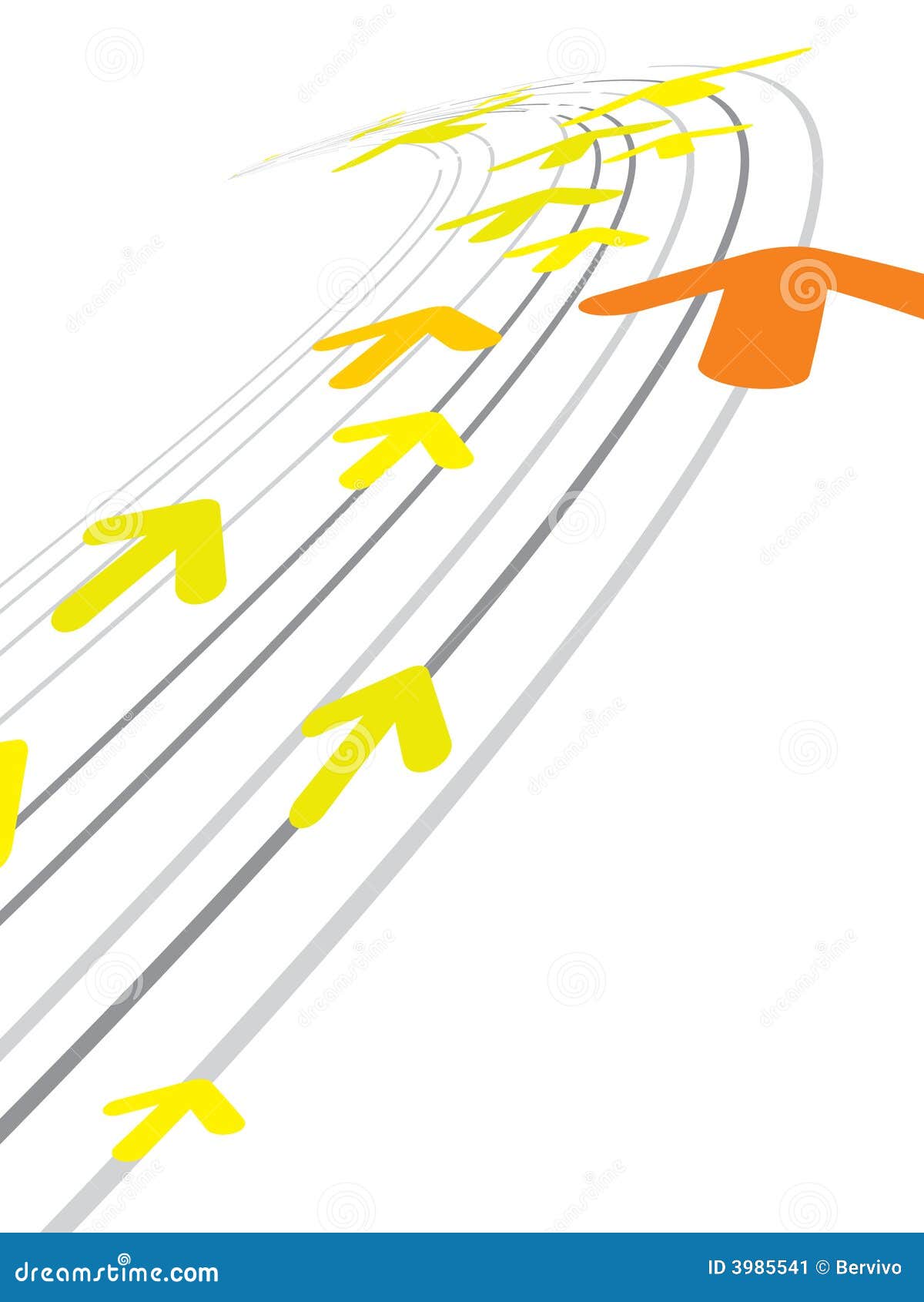 Upward Vector Arrows Background Stock Illustration - Illustration of ...