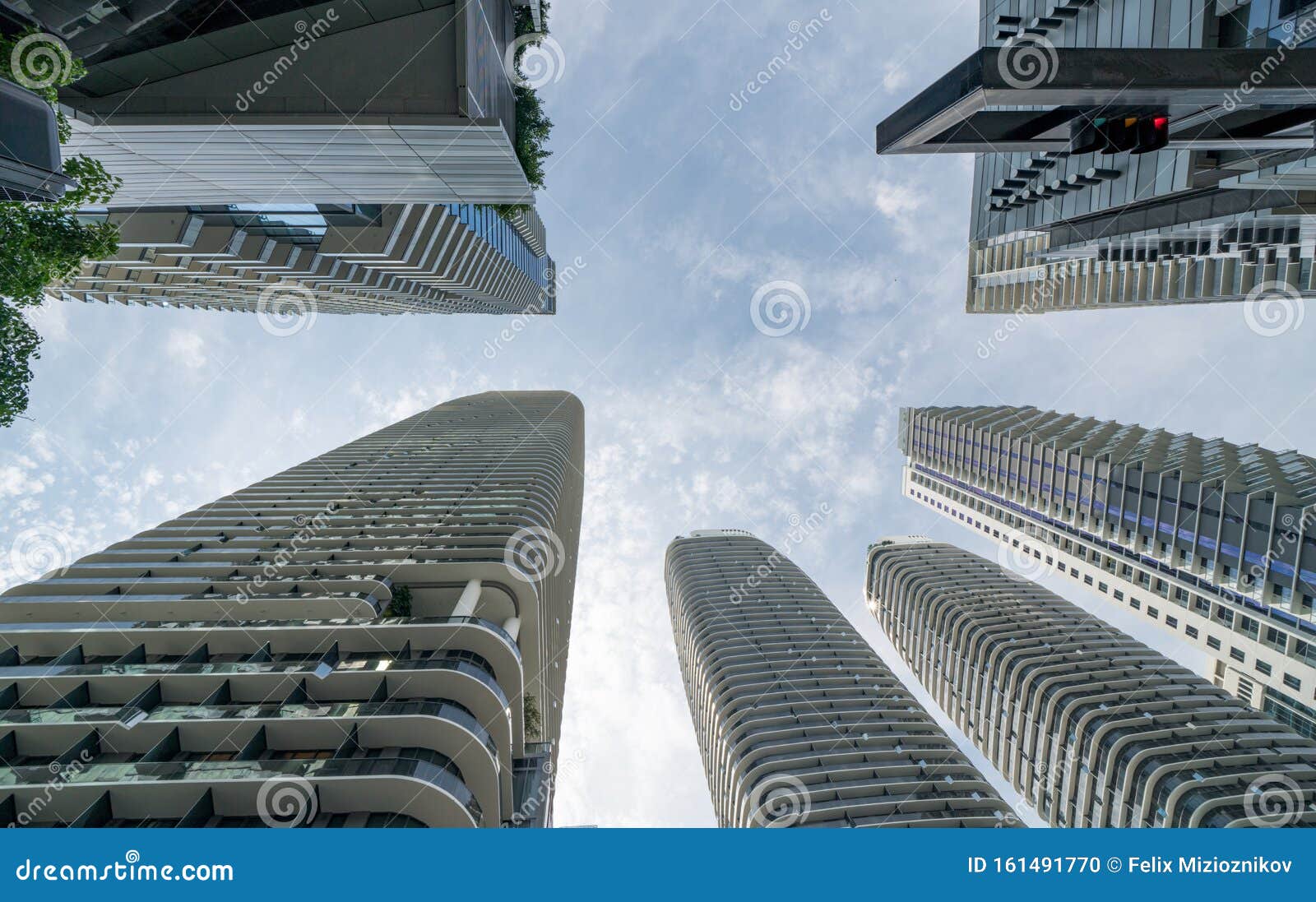 Top View From The Skyscraper To City Street In Manhattan Midtown In New ...