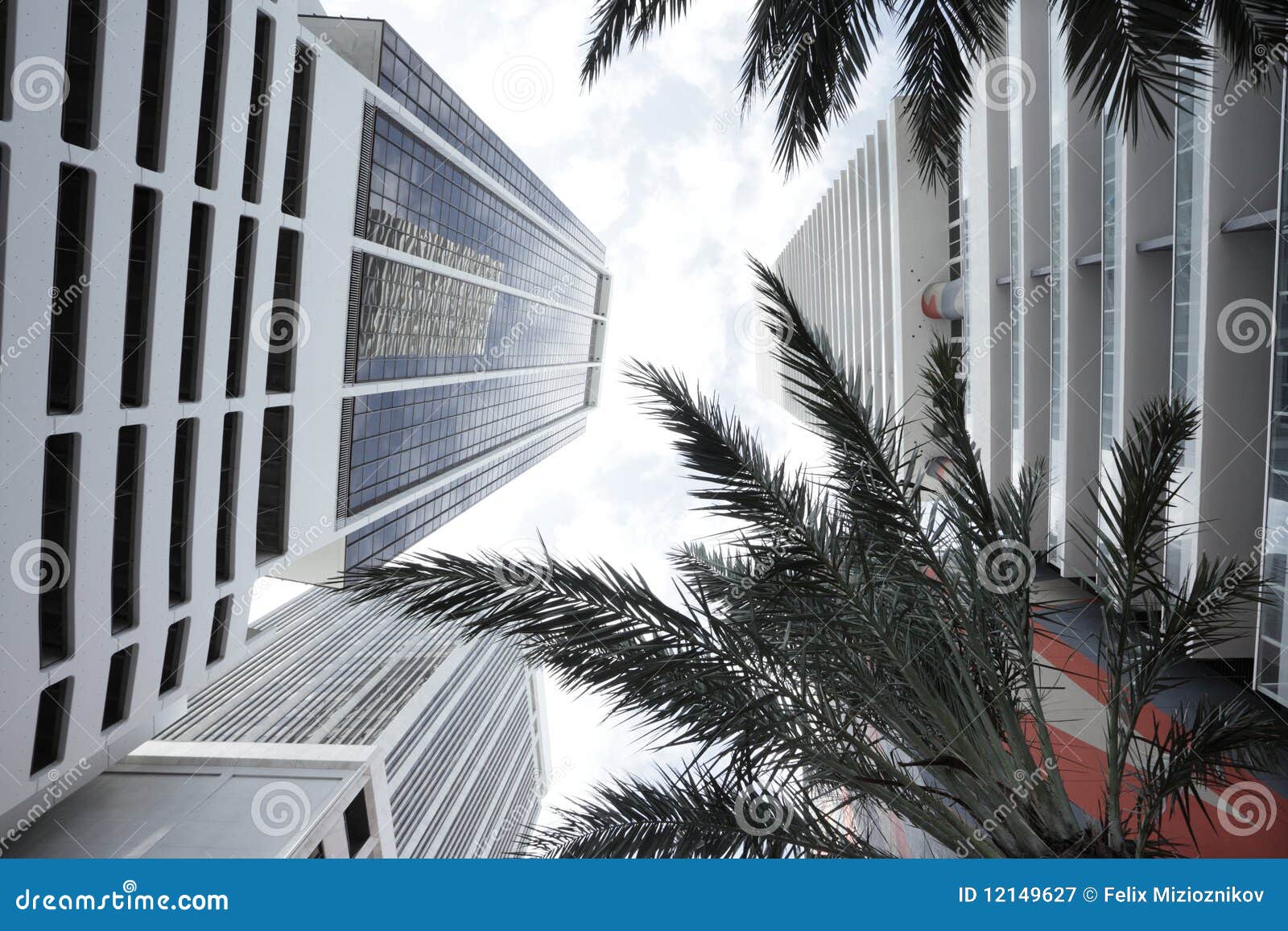 Upward View of Tall Buildings Stock Image - Image of towering, angle ...