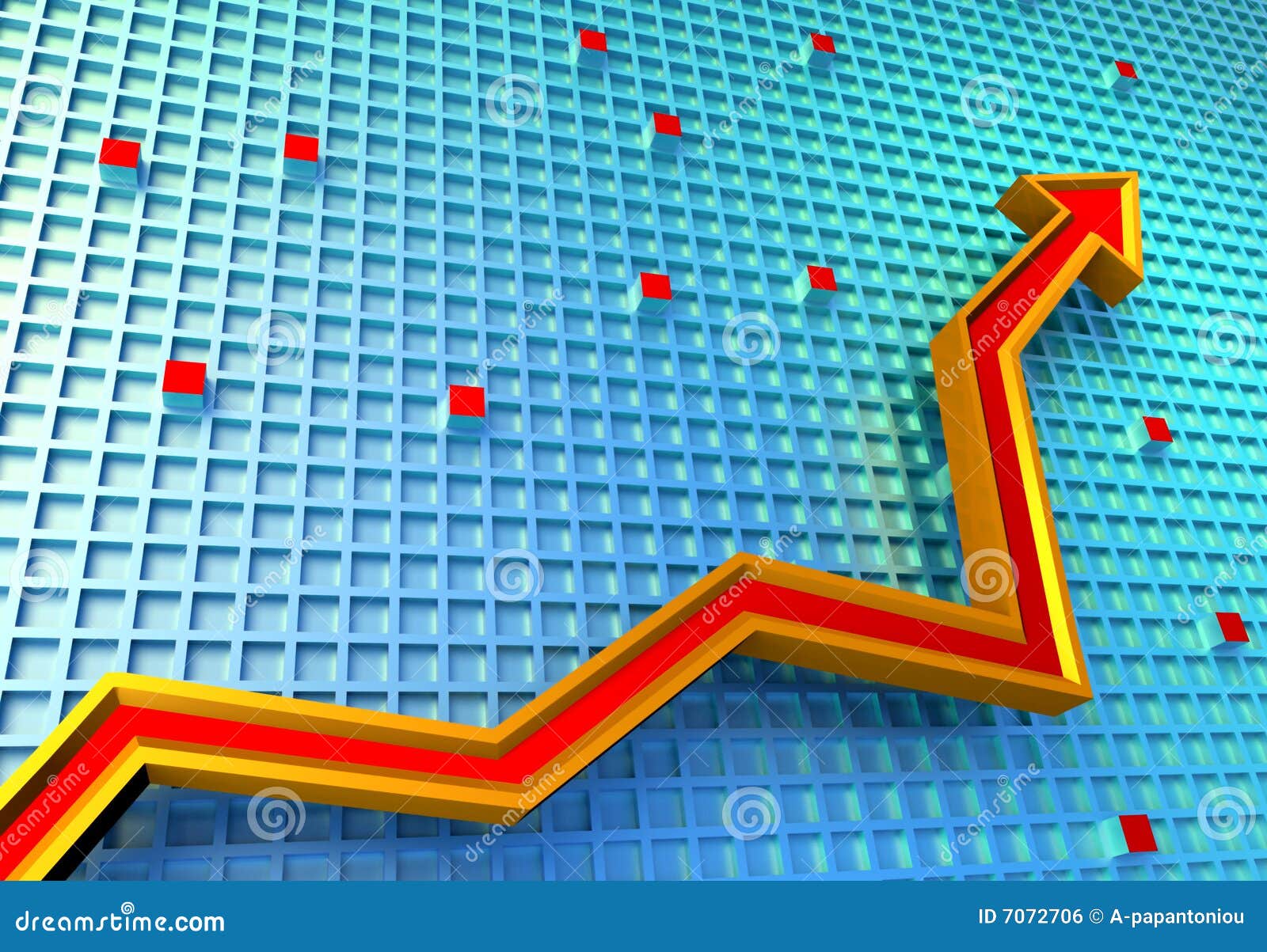 Upwards Diagram stock illustration. Illustration of diagram - 7072706