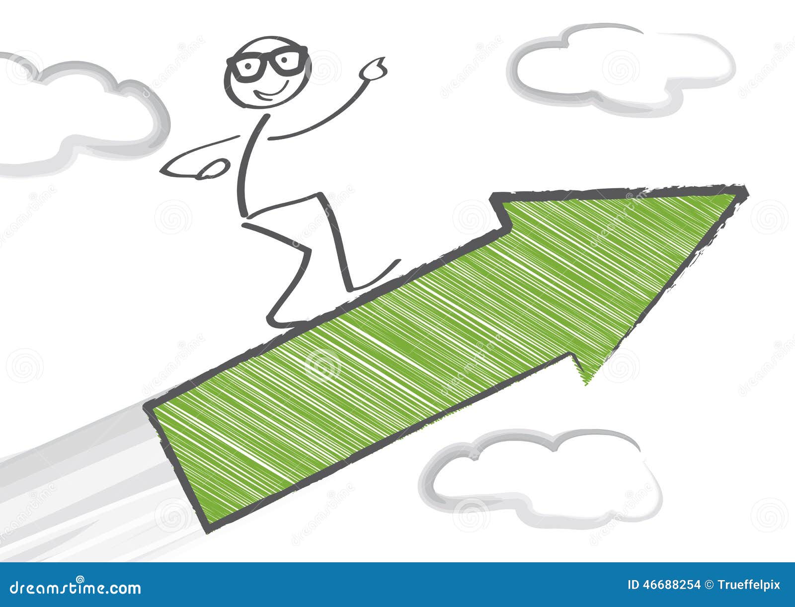 Upwards stock illustration. Illustration of change, figure - 46688254