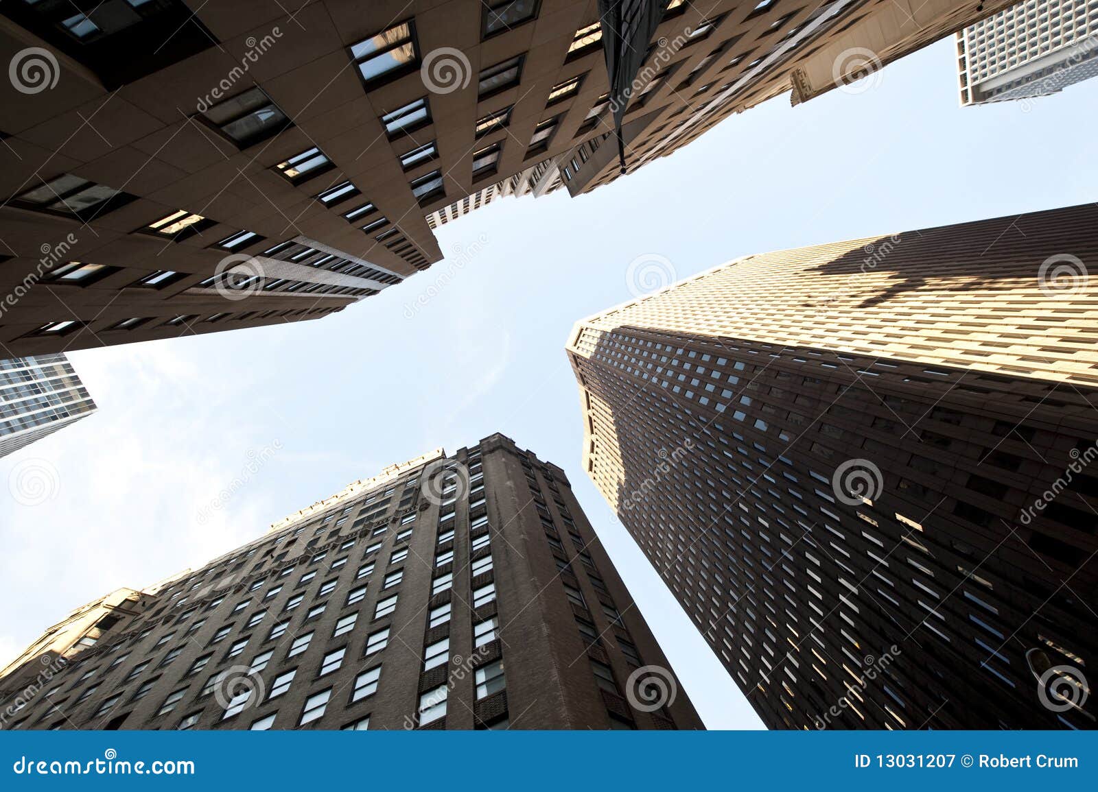 Upwards View of Skyscrapers Stock Image - Image of skies, metropolitan ...