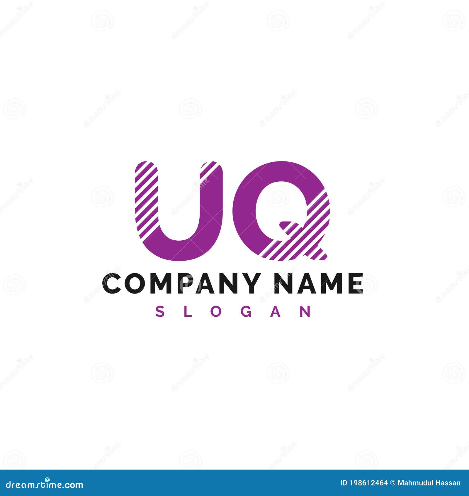 UQ Letter Logo Design. UQ Letter Logo Vector Illustration - Vector ...