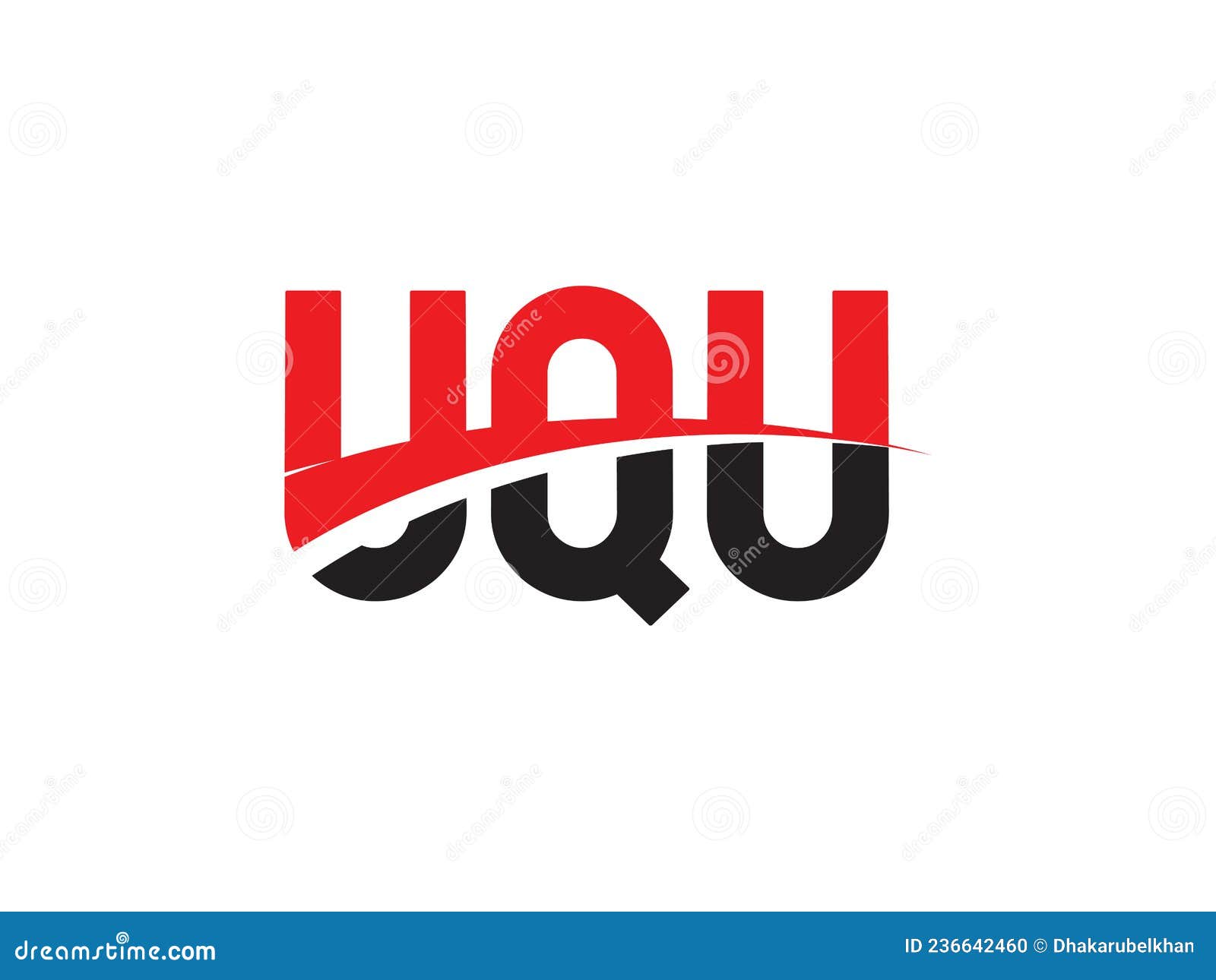 UQU Letter Initial Logo Design Vector Illustration Stock Vector ...