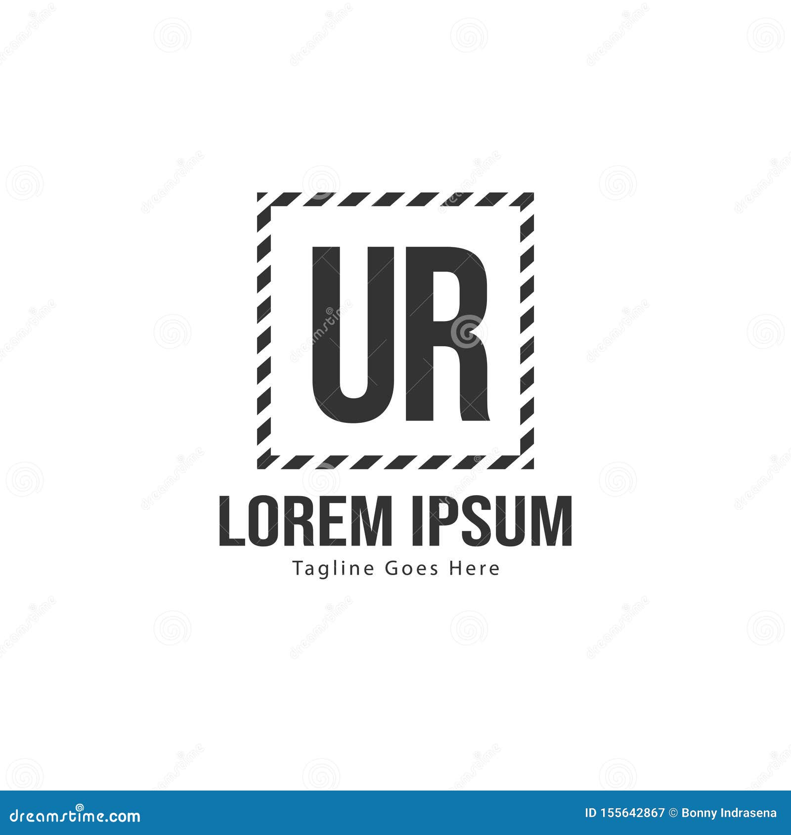 UR Letter Logo Design. Creative Modern UR Letters Icon Illustration ...