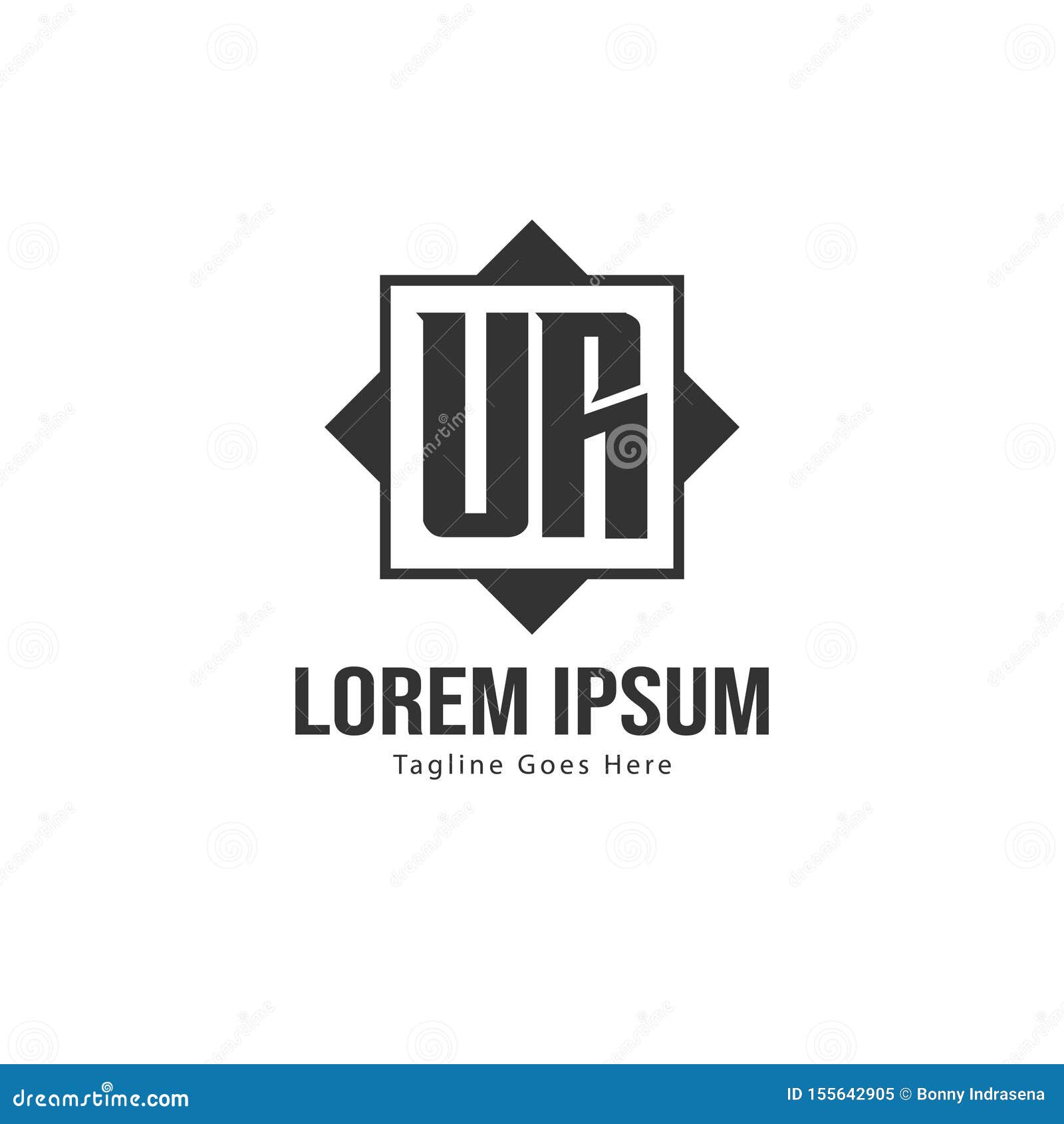 UR Letter Logo Design. Creative Modern UR Letters Icon Illustration ...