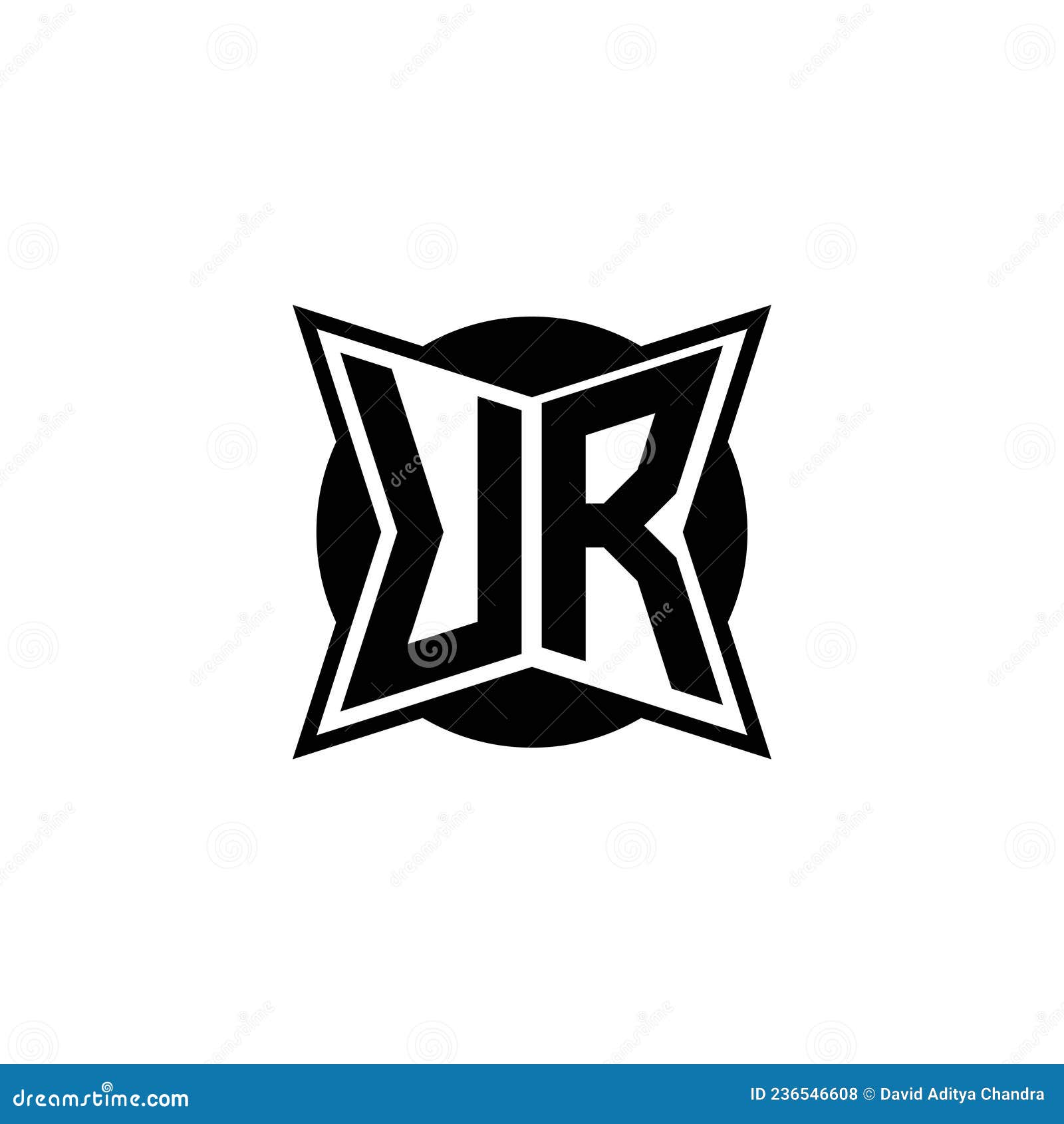 UR Logo Monogram Geometric Modern Design Stock Vector - Illustration of ...