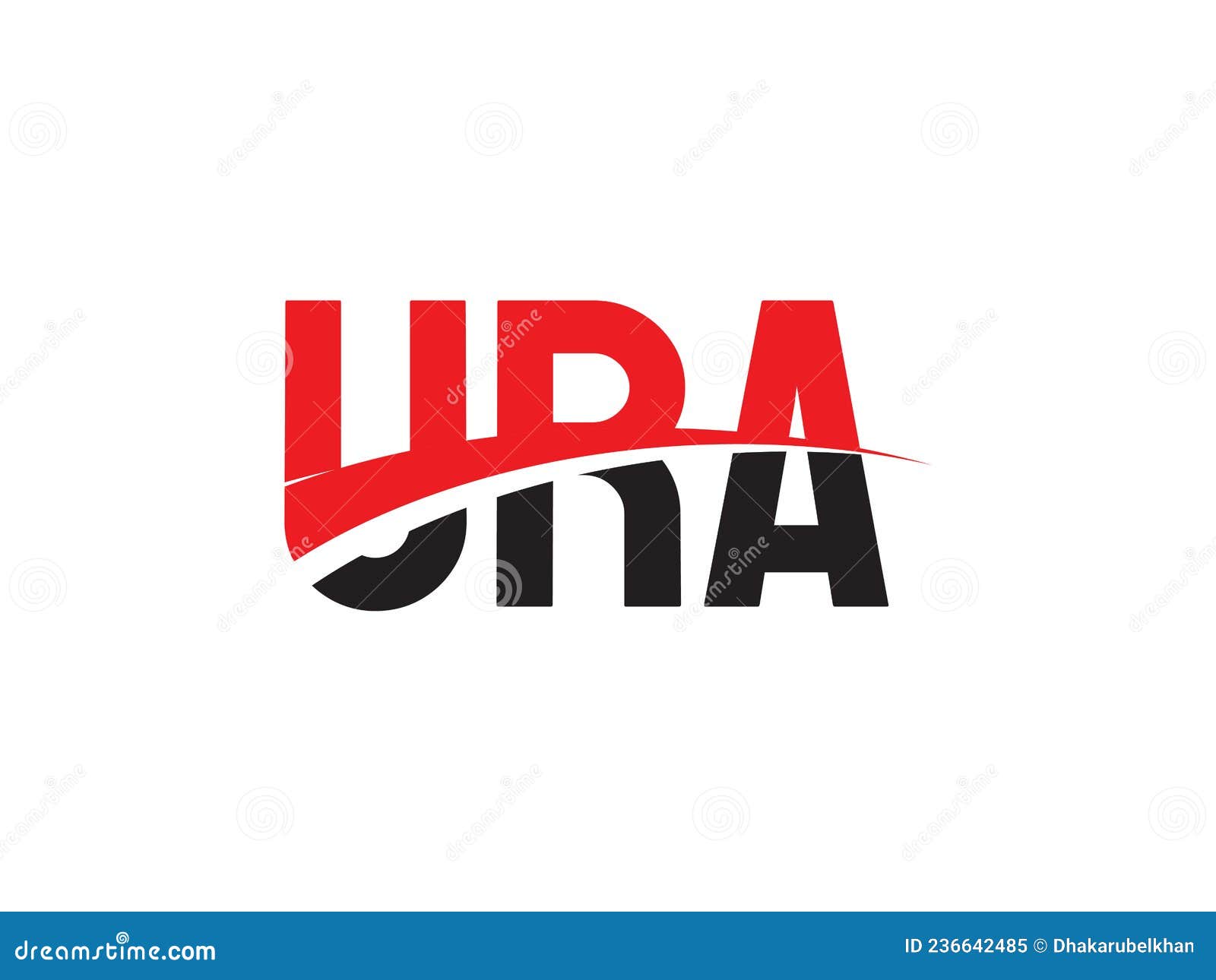 URA Letter Initial Logo Design Vector Illustration Stock Vector ...