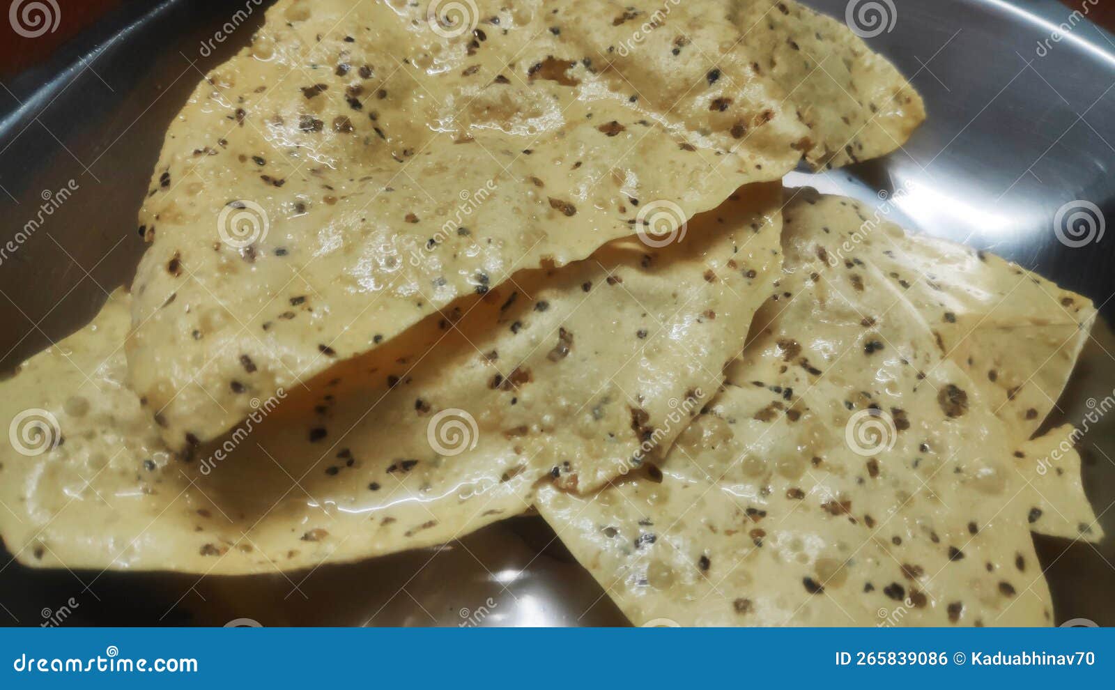 Urad Dal Papad stock photo. Image of masala, starter - 265839086