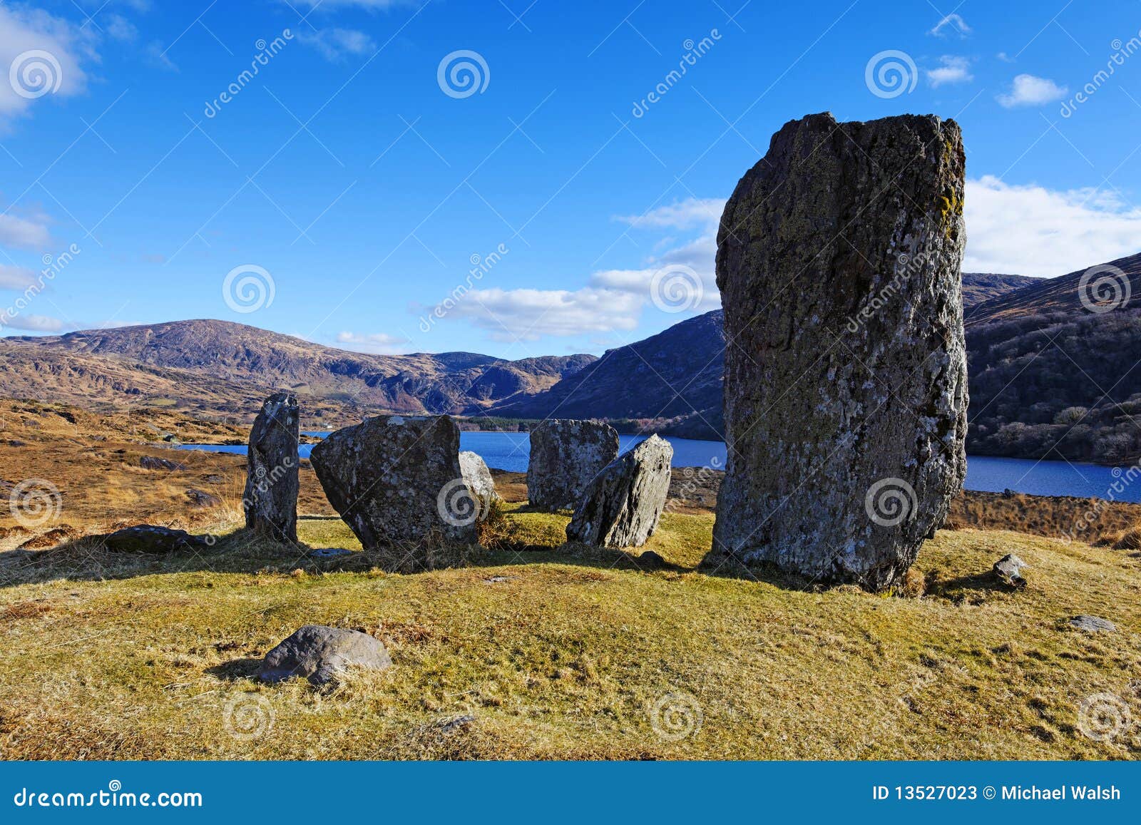 Uragh Stone Circle stock image. Image of monument, mysterious - 13527023
