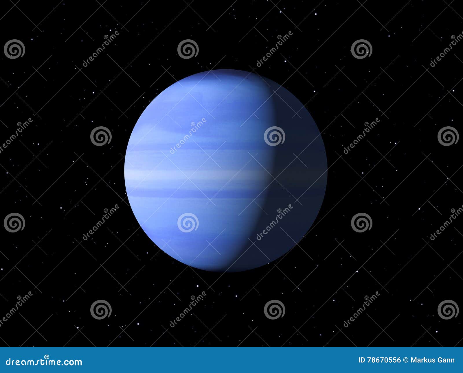 Urano Do Planeta Feito Com Texturas Ilustração Stock - Ilustração de ...