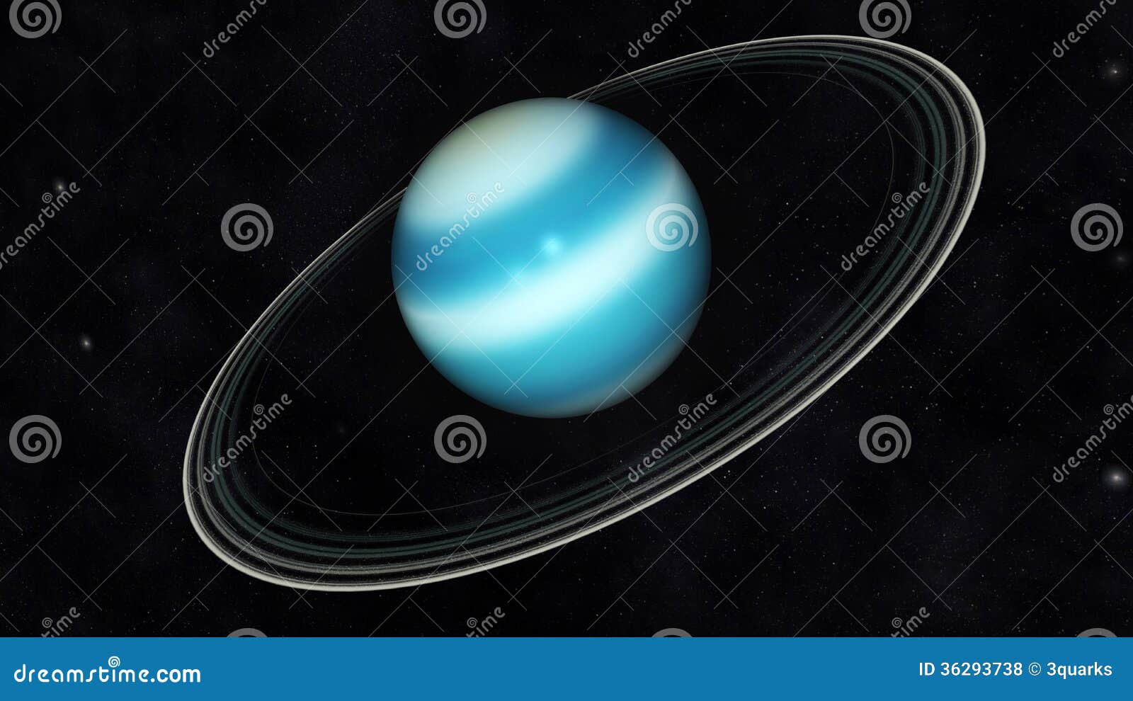 Globe Map Of Uranus 3d Rendering Stock Image | CartoonDealer.com #73914367