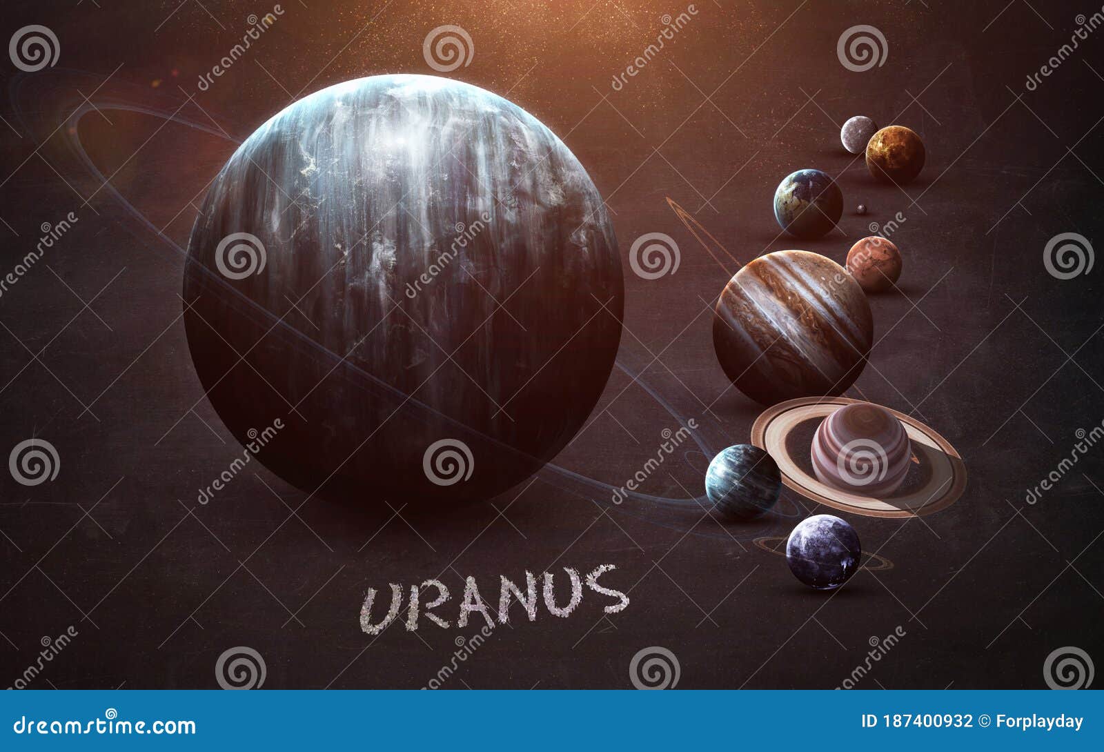 Uranus - High resolution stock illustration. Illustration of andromeda ...
