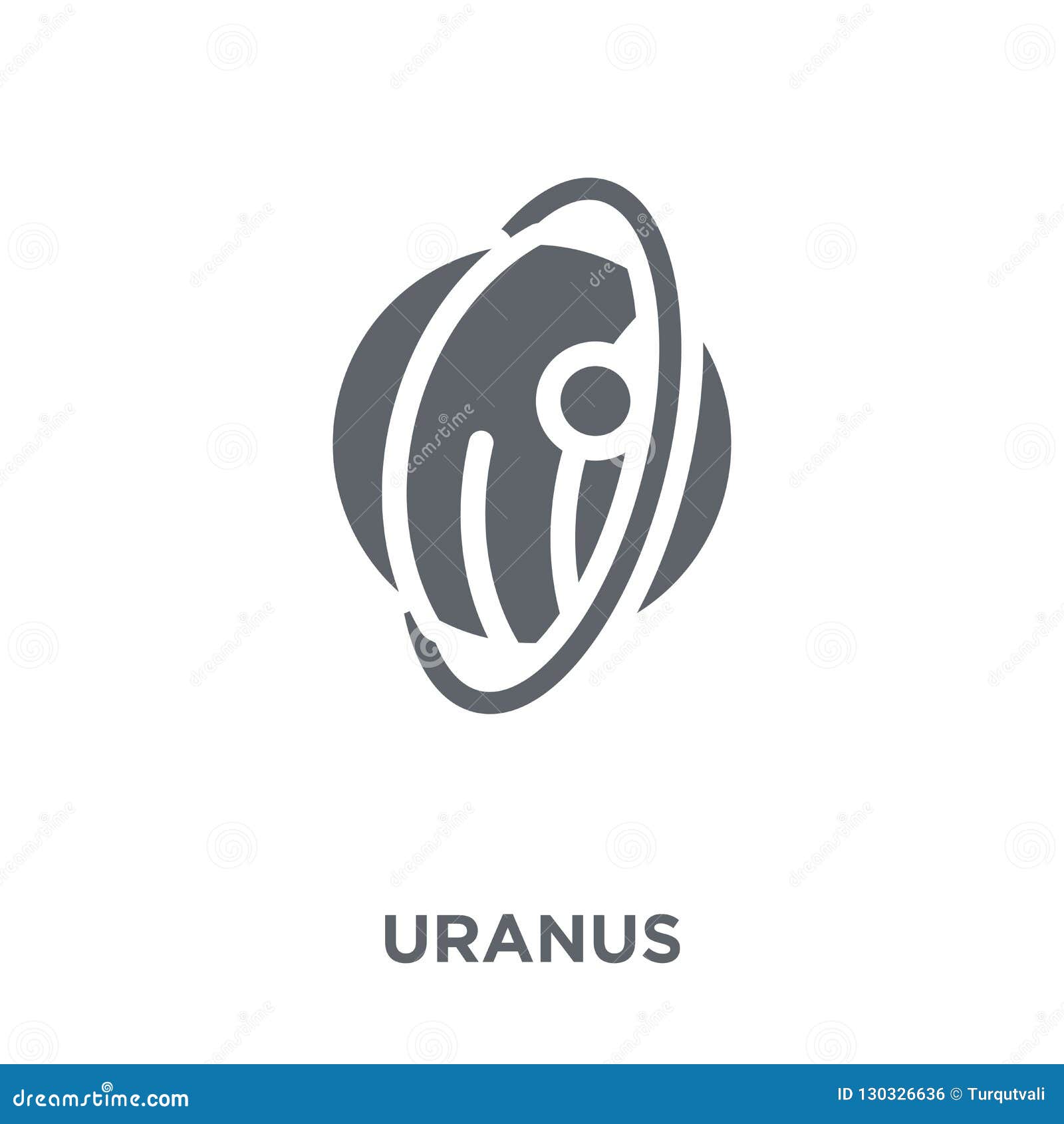 Uranus Icon. Trendy Uranus Logo Concept On White Background From ...
