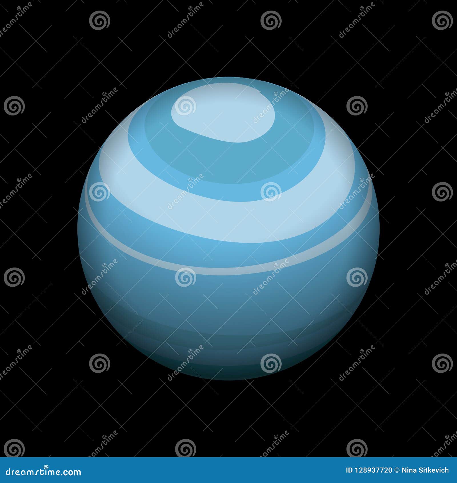 Uranus Icon, Isometric Style Stock Vector - Illustration of astronomy ...