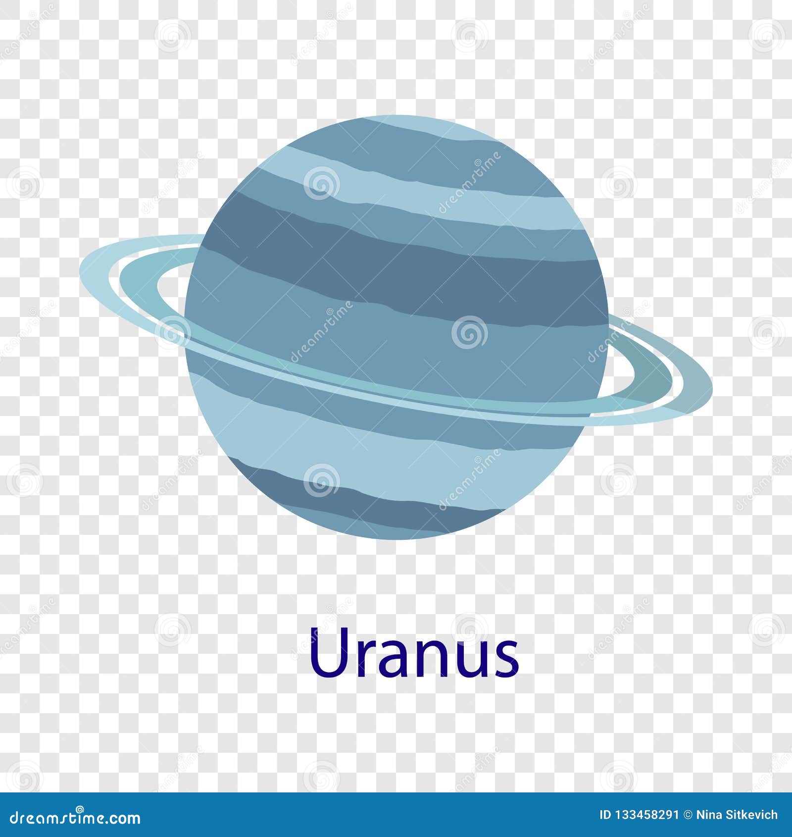 Uranus Planet Icon, Flat Style Stock Vector - Illustration of pluto ... Uranus Planet Icon, Flat Style Stock Vector - Illustration of pluto ...