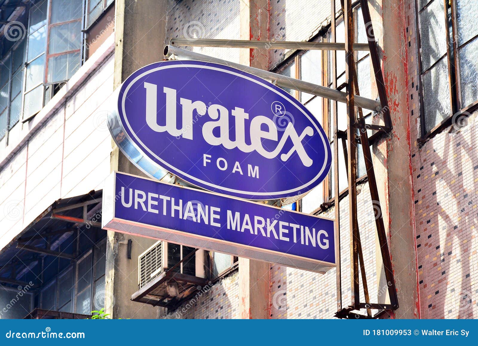 Uratex Foam Sign in Manila, Philippines Editorial Stock Photo - Image ...