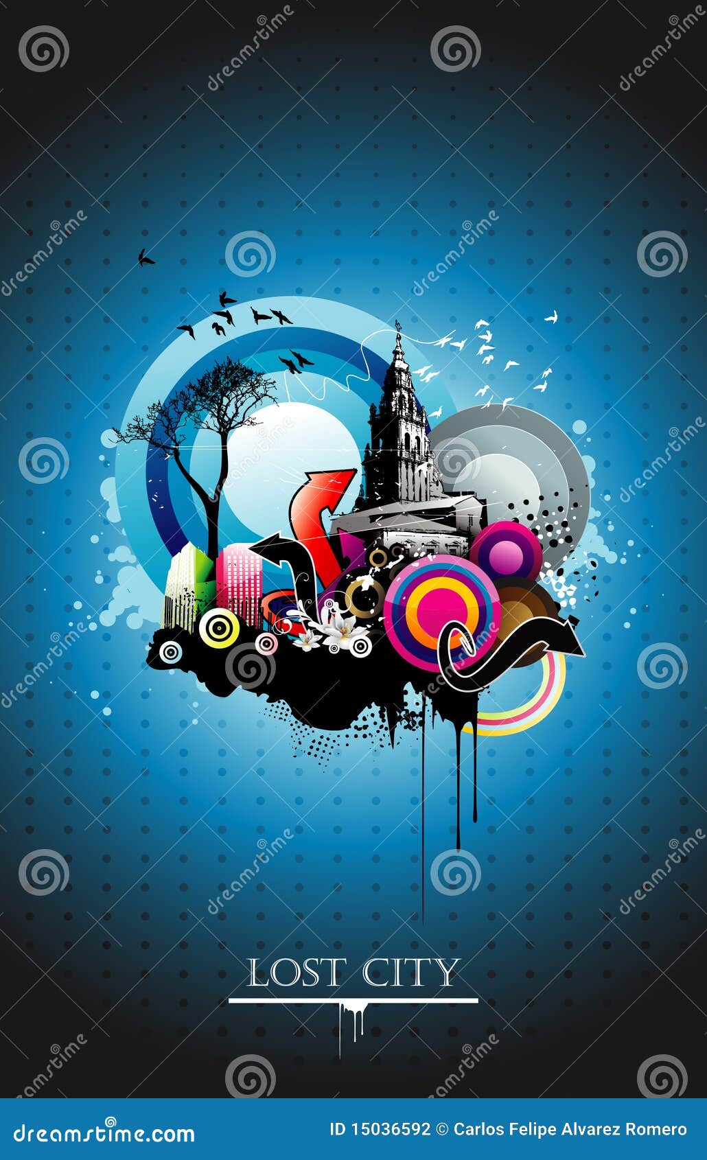 Urban Abstract Illustration Stock Vector - Illustration of style ...