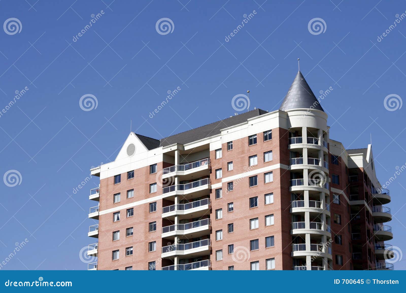 Urban Apartment Building stock image. Image of residential - 700645