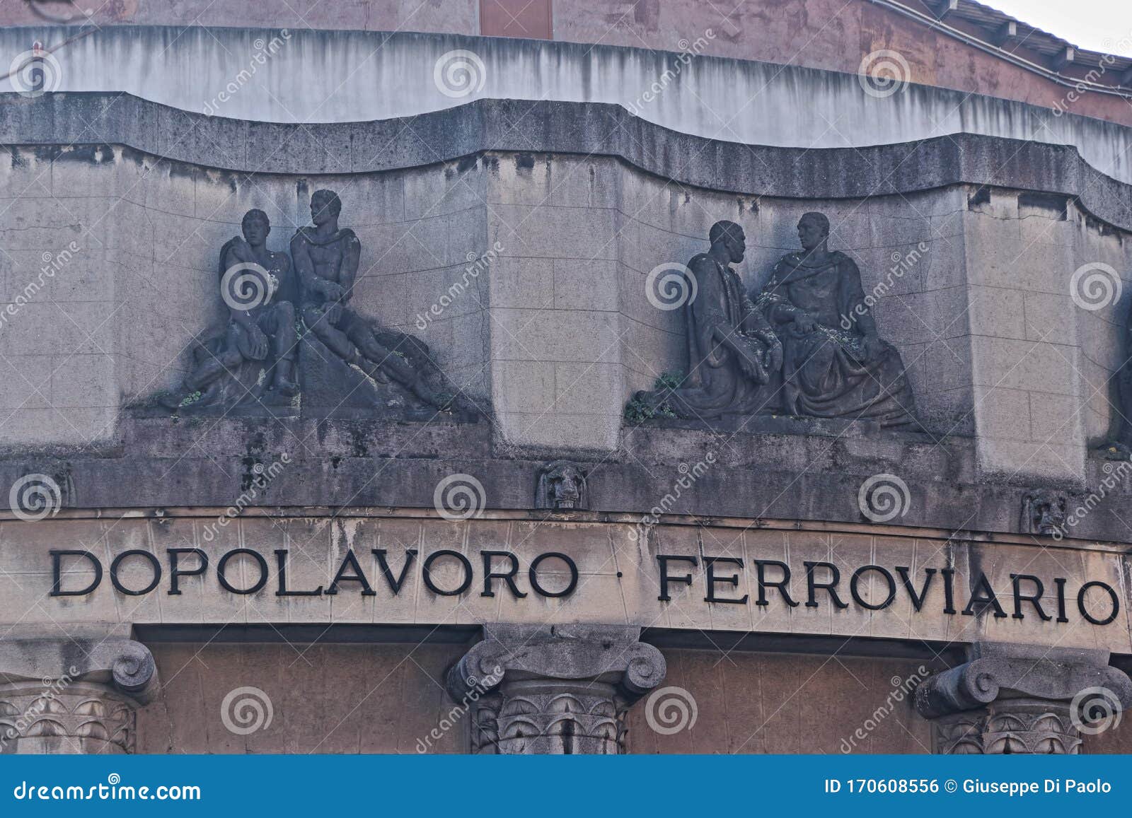 Urban architecture in Rome stock photo. Image of planning - 170608556