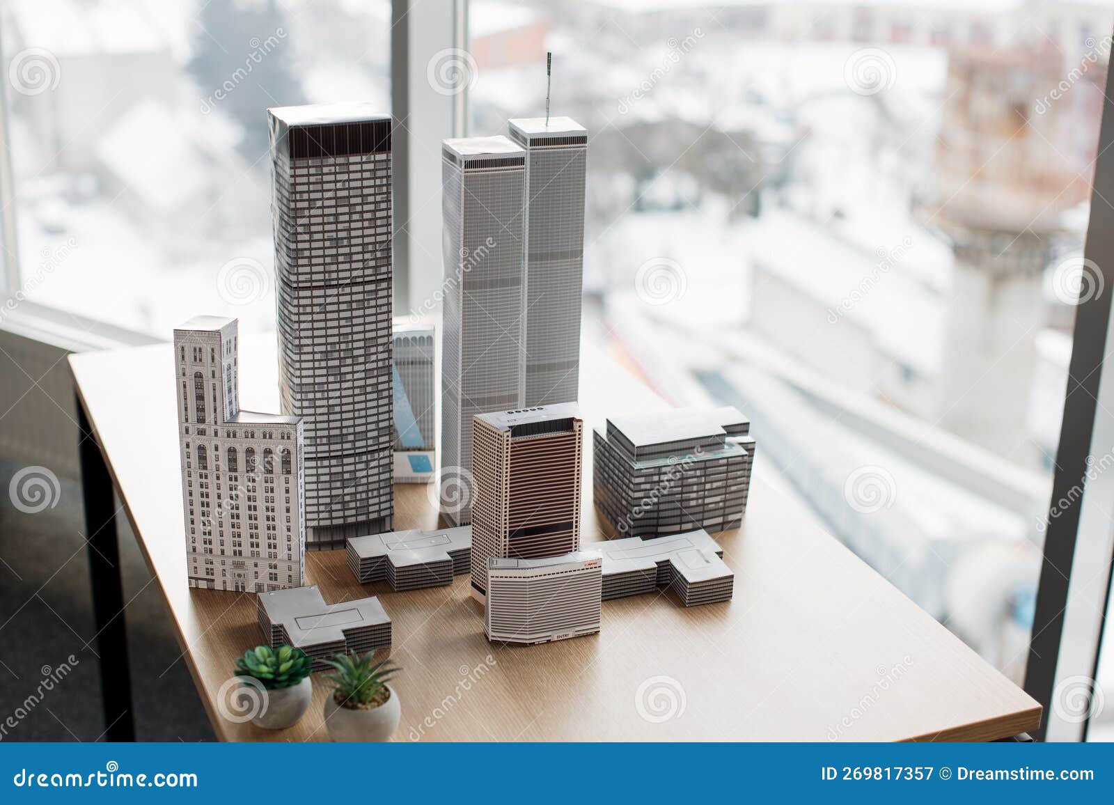 Urban Architecture Development Project for Real Estate Property. Stock ...