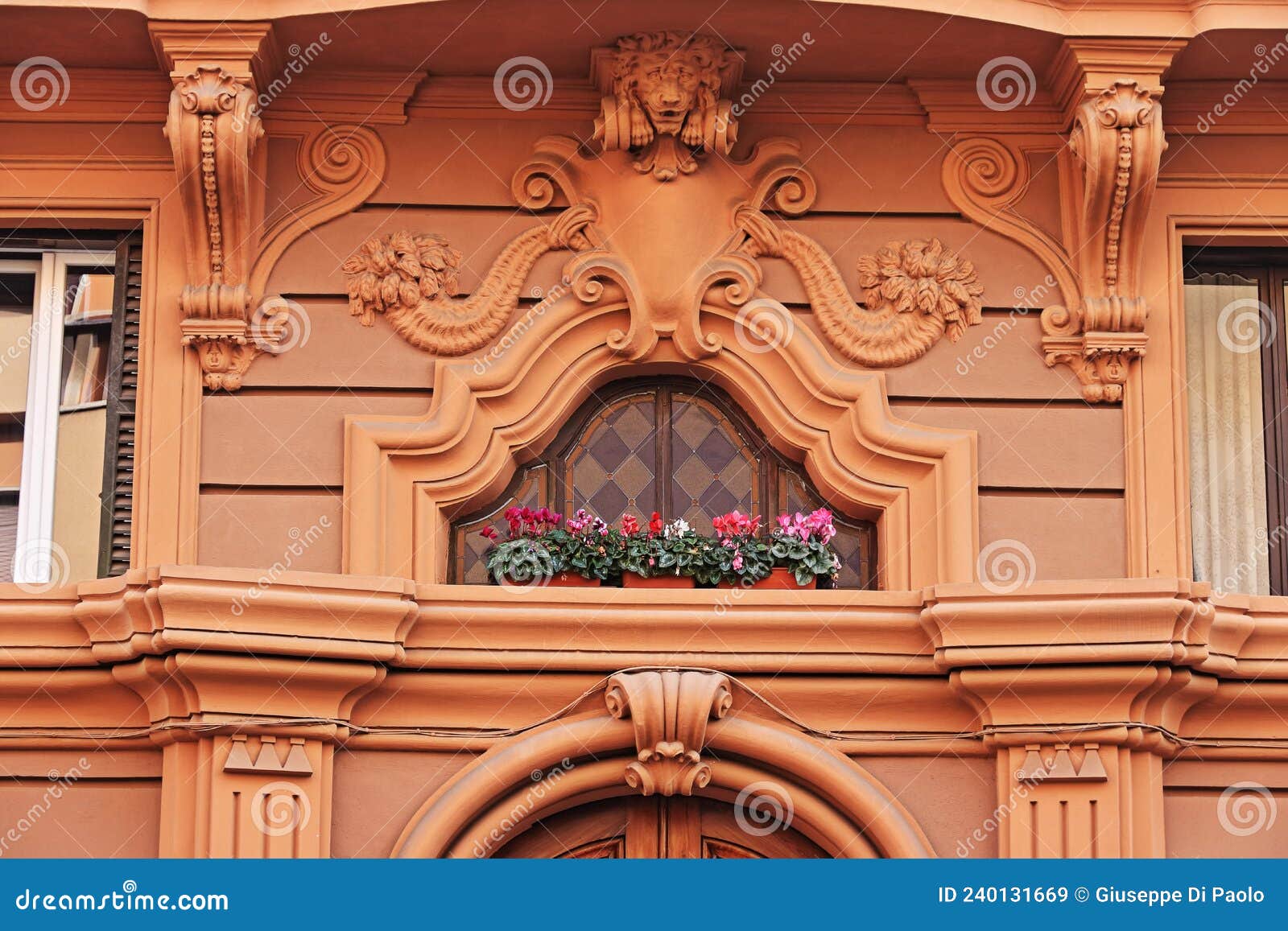 Urban architecture in Rome stock image. Image of architectural - 240131669