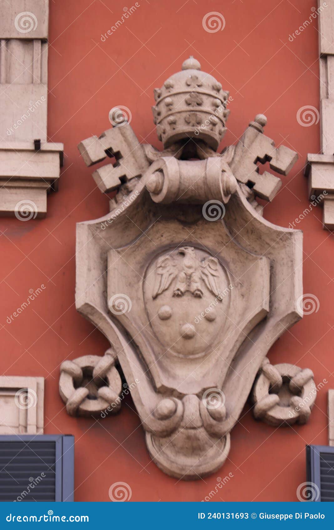 Urban architecture in Rome stock image. Image of designing - 240131693