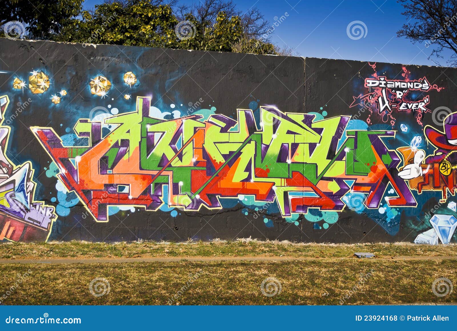 Urban Art - Graffiti Friday - Grafitti Clad Wall Editorial Stock Photo ...