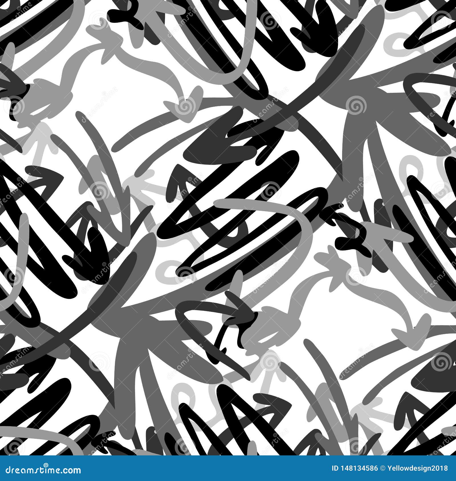 Urban Art. Modern Abstract Geometric Arrow Pattern Stock Illustration ...