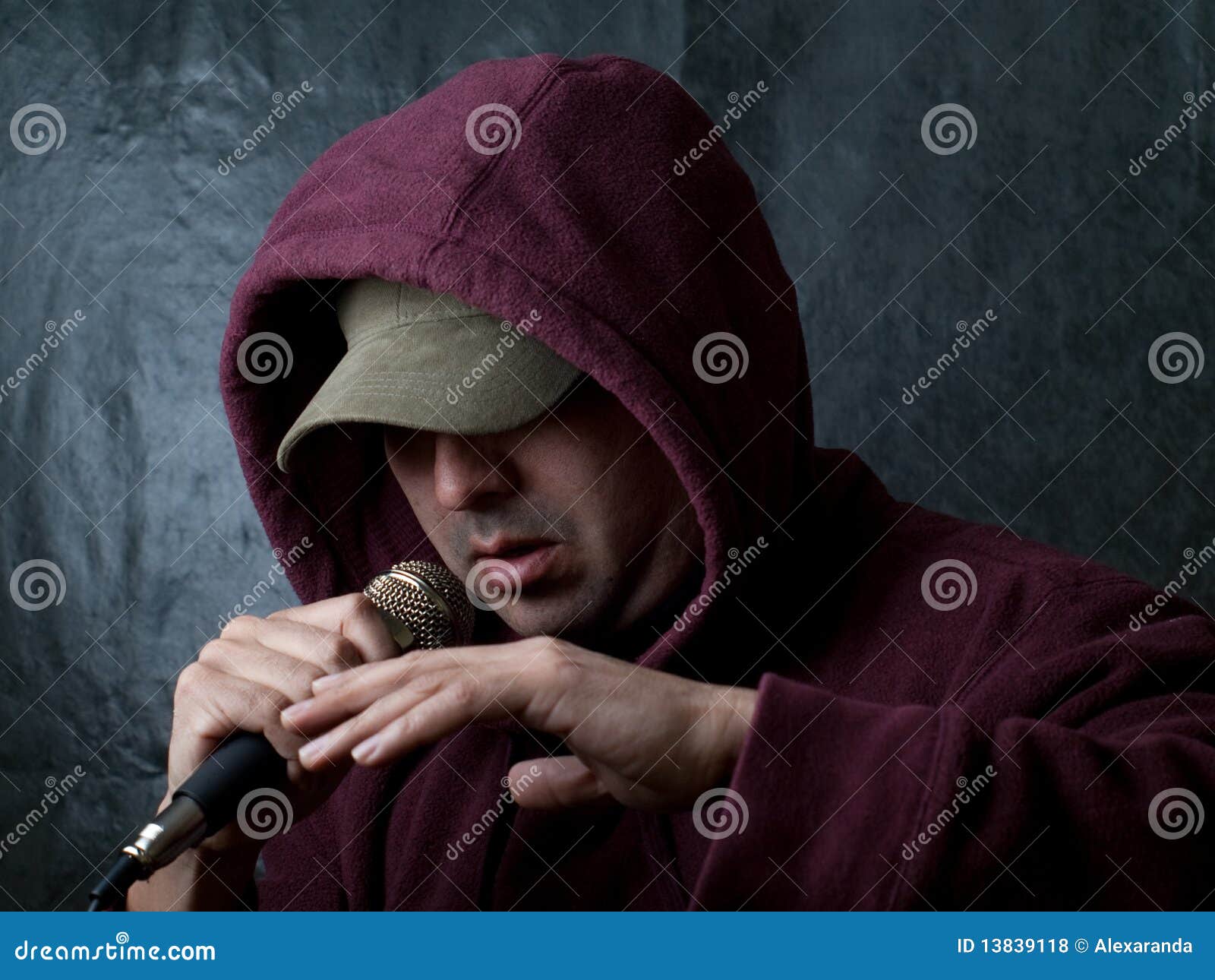 Urban artist - rapper stock photo. Image of hand, style - 13839118