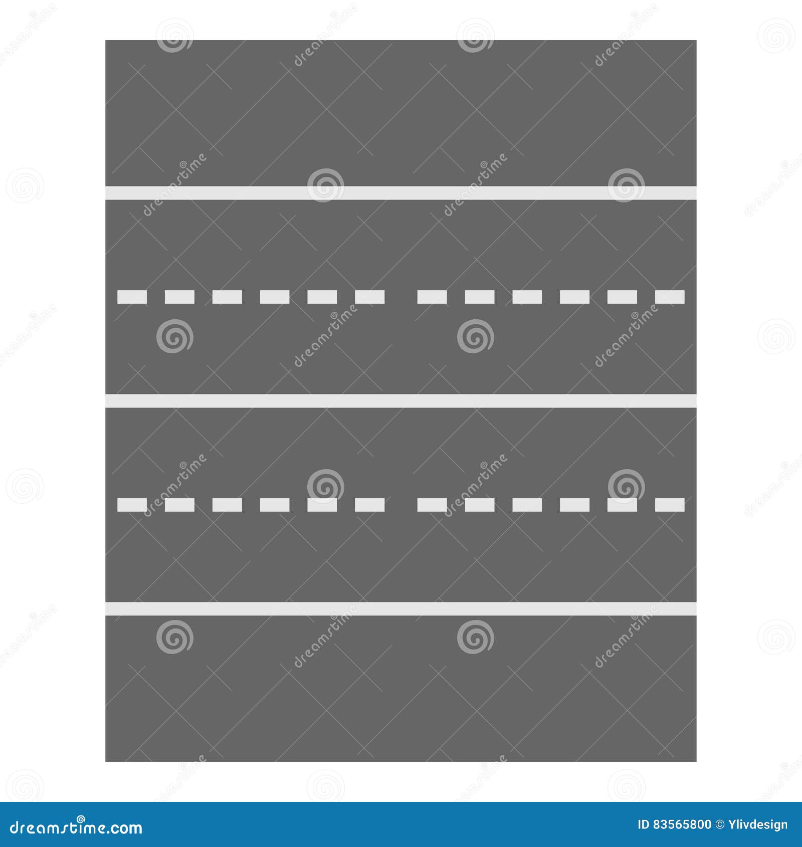 Urban Asphalt Road Icon, Cartoon Style Stock Vector - Illustration of ...