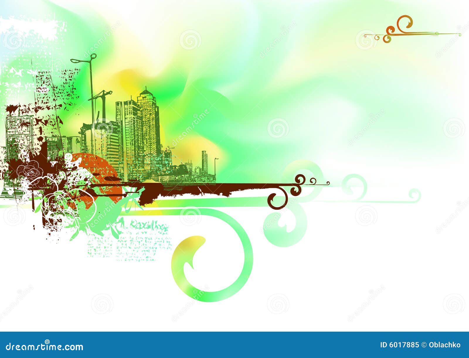 Urban background stock vector. Illustration of cool, abstract - 6017885