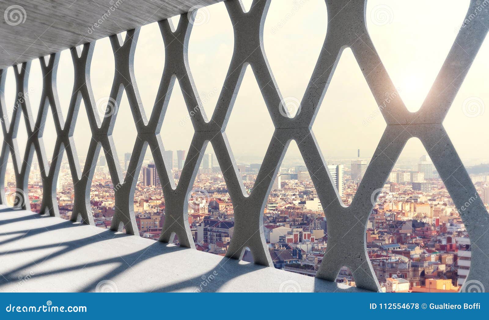 Urban Background and Modern Structure Stock Illustration - Illustration ...