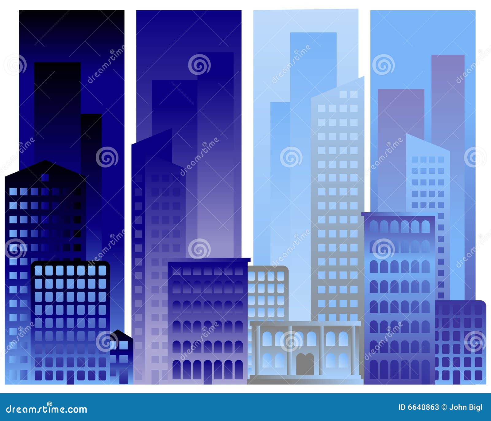 Urban banners stock vector. Illustration of cityscape - 6640863