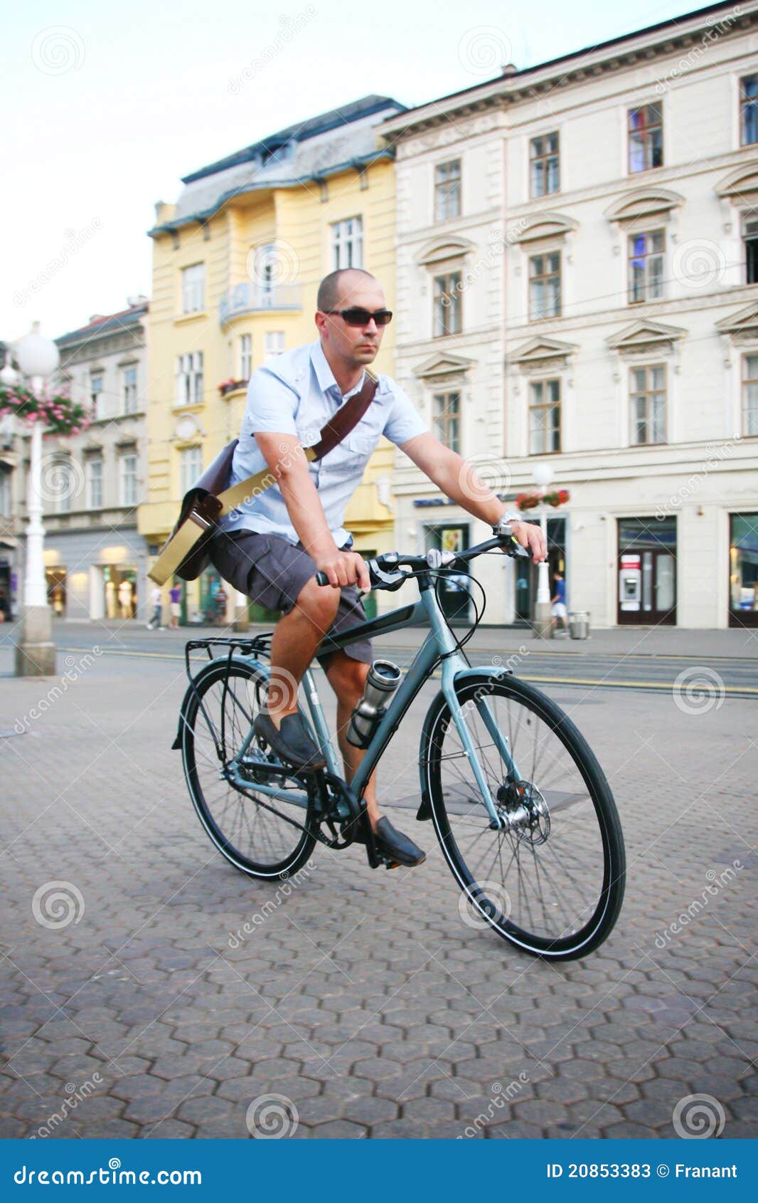 Urban biking stock image. Image of bicyclist, brightly - 20853383