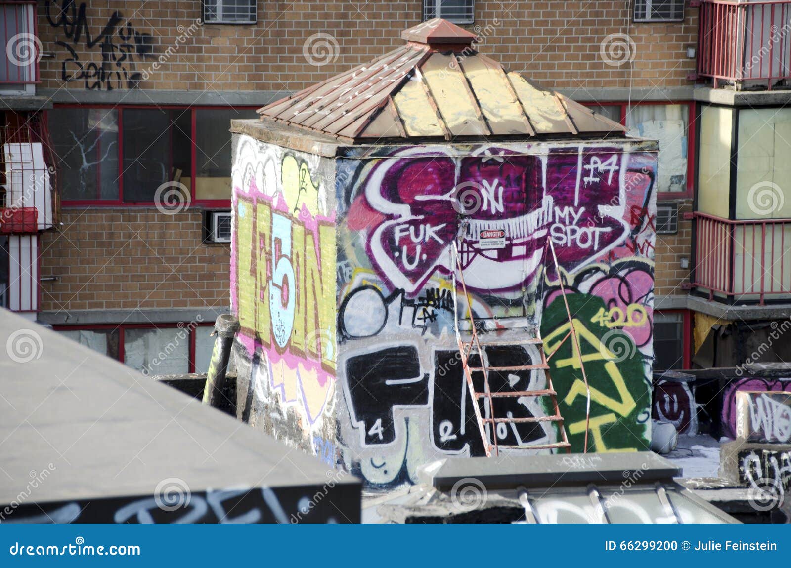 Urban Blight stock photo. Image of york, graffiti, painted - 66299200