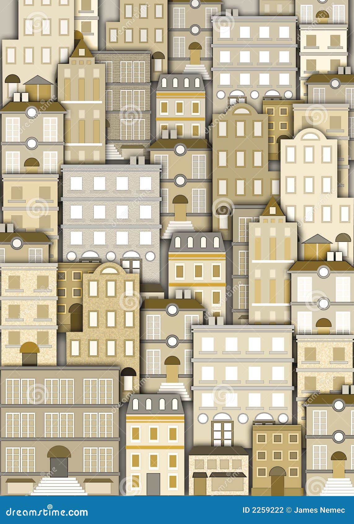 Urban building background stock illustration. Illustration of city ...