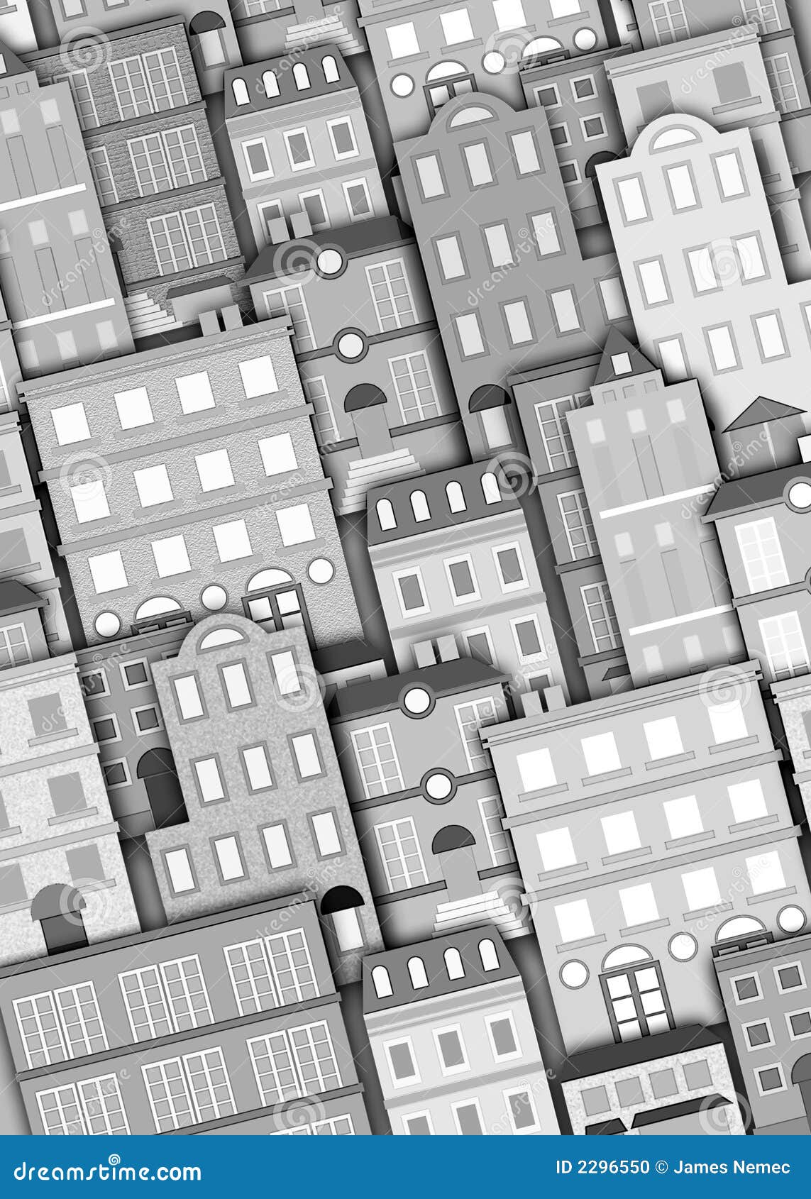 Urban building background stock illustration. Illustration of homes ...