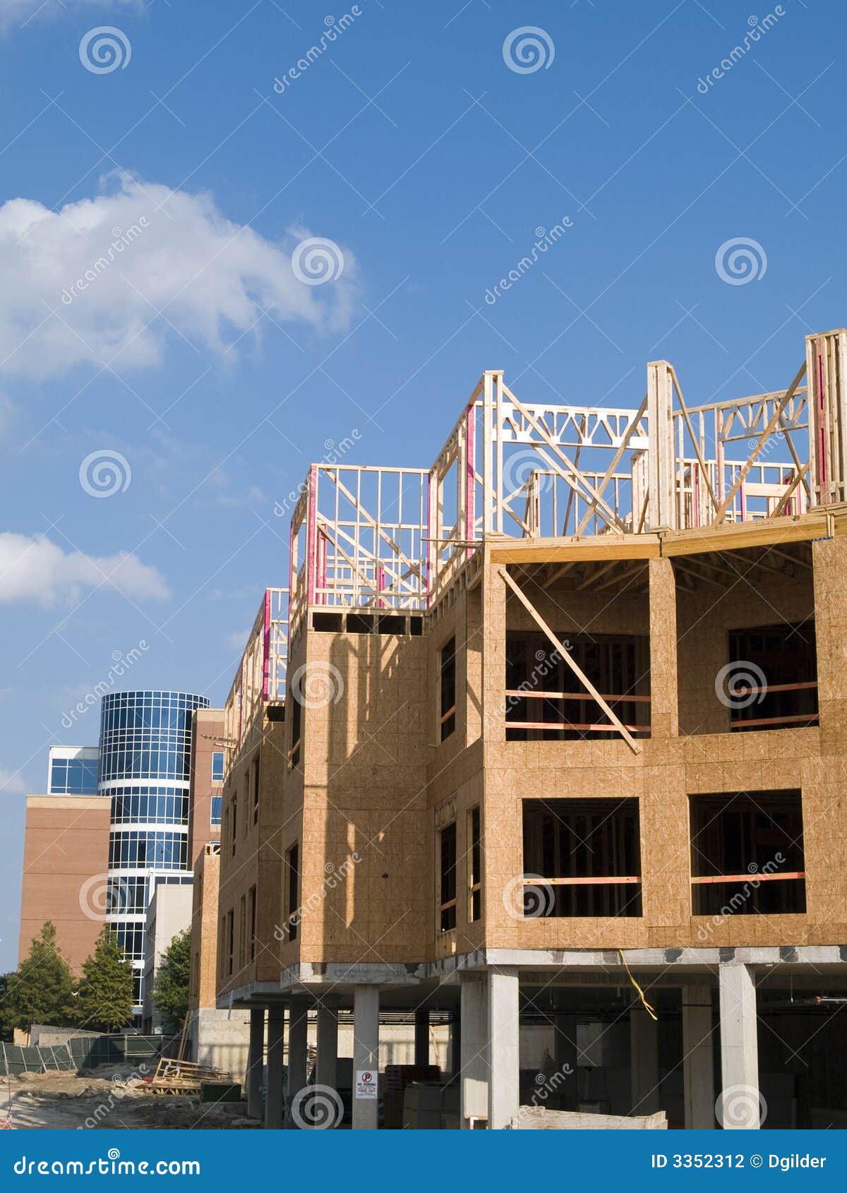 Urban Building Construction Stock Photo - Image of lofts, construction ...