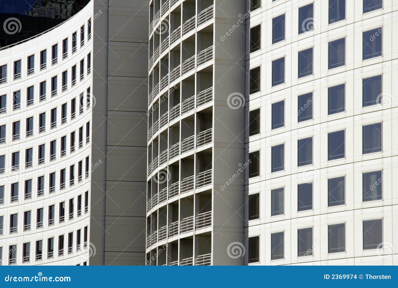 Urban Building Facade stock photo. Image of estate, blue - 2369974