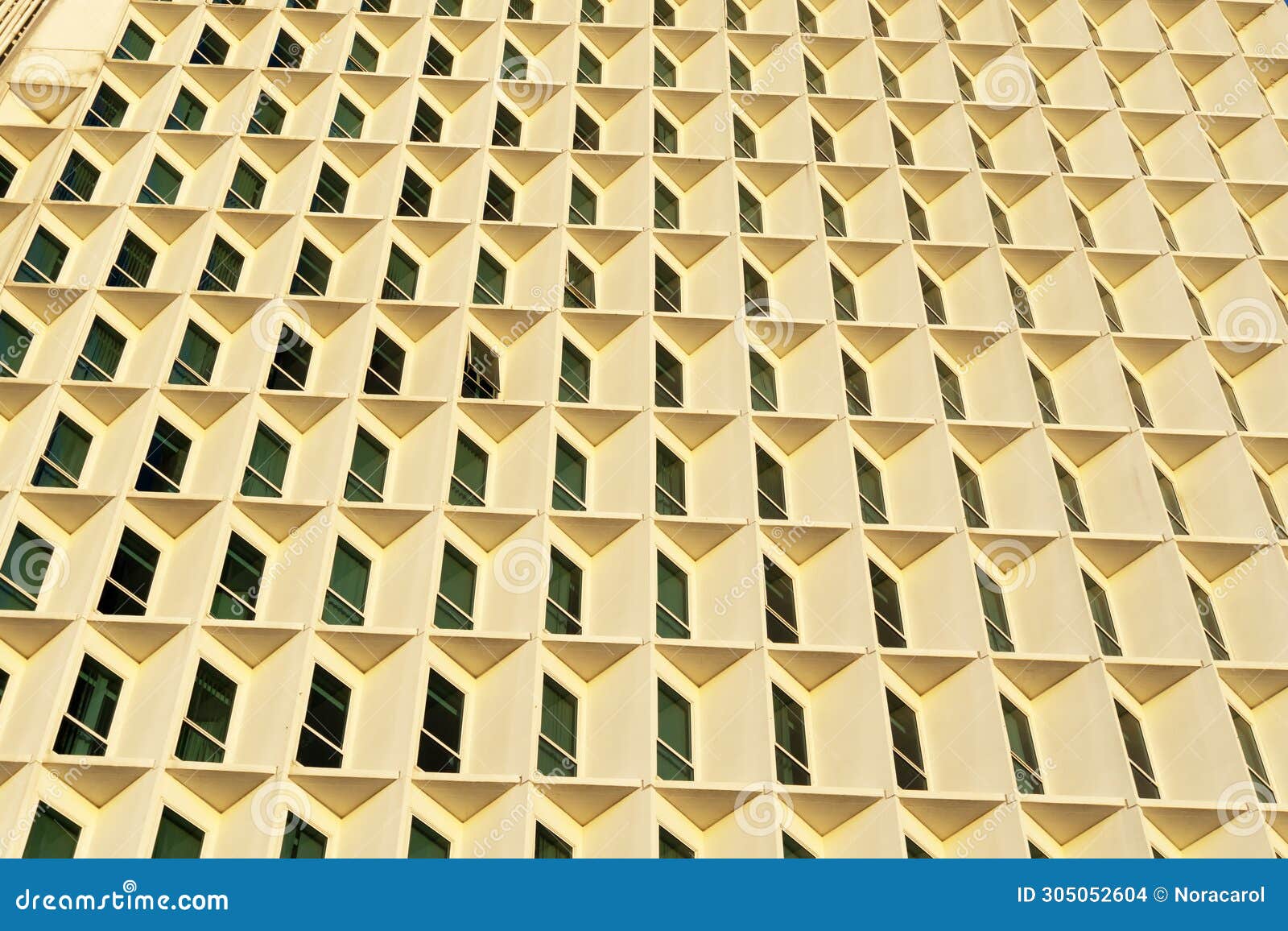 Close Up of Urban Building Terrace Type Facade View Background Stock ...