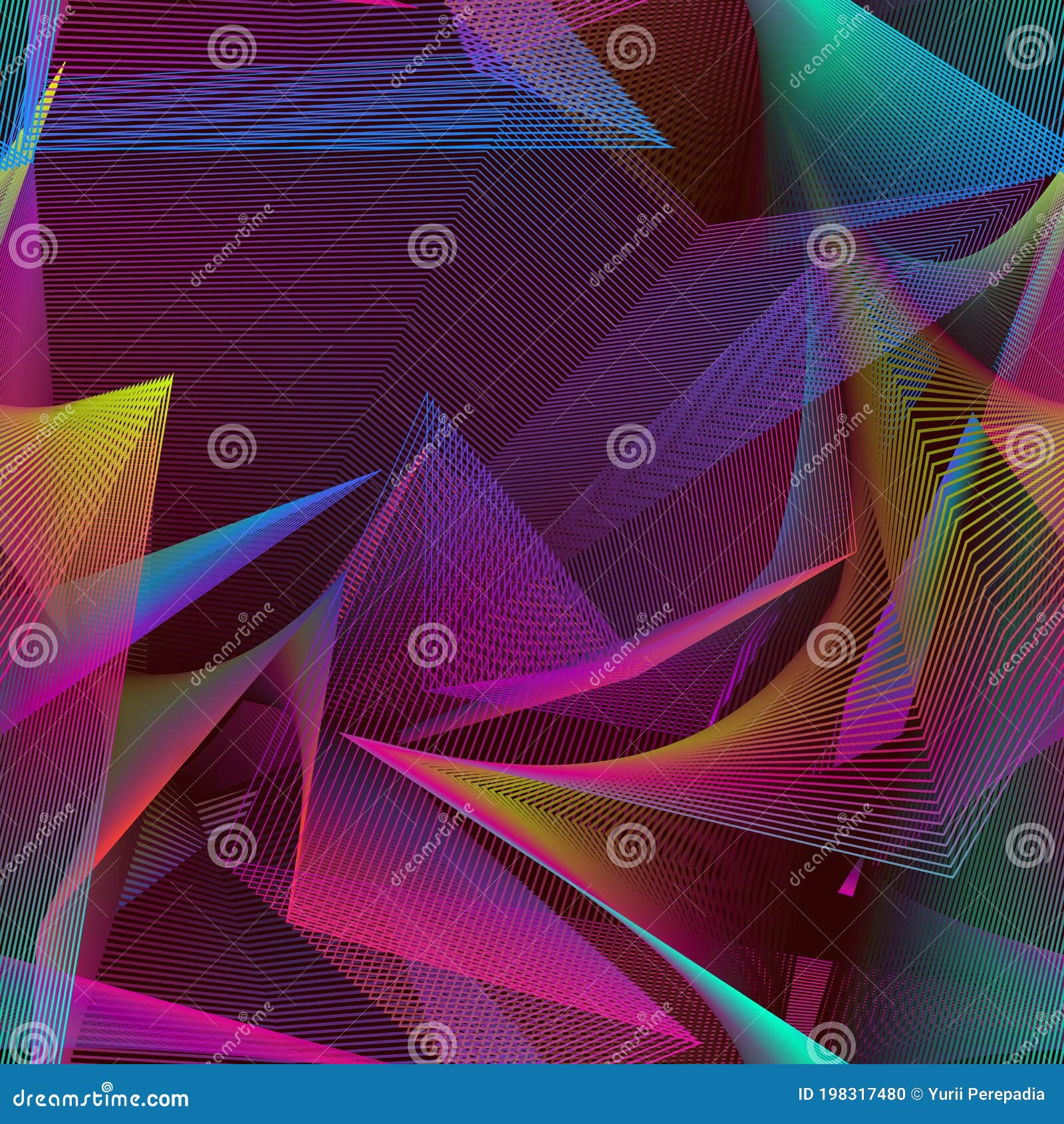 Urban Chaotic Seamless Pattern Swatch Of Gradient Color Broken Lines ... Urban Chaotic Seamless Pattern Swatch Of Gradient Color Broken Lines ...