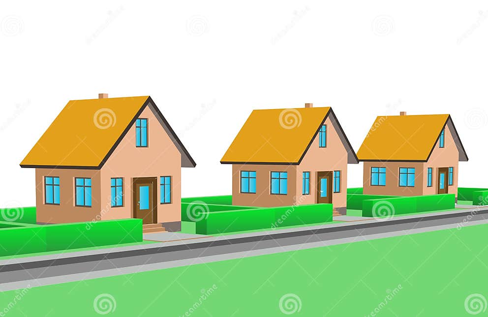 Urban City Development Vector Colored Sketch Stock Vector ...