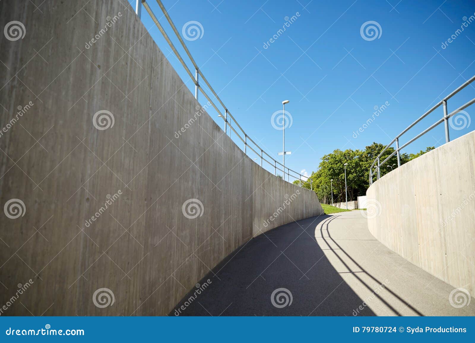 Urban City Tunnel Construction Stock Photo - Image of architecture ...