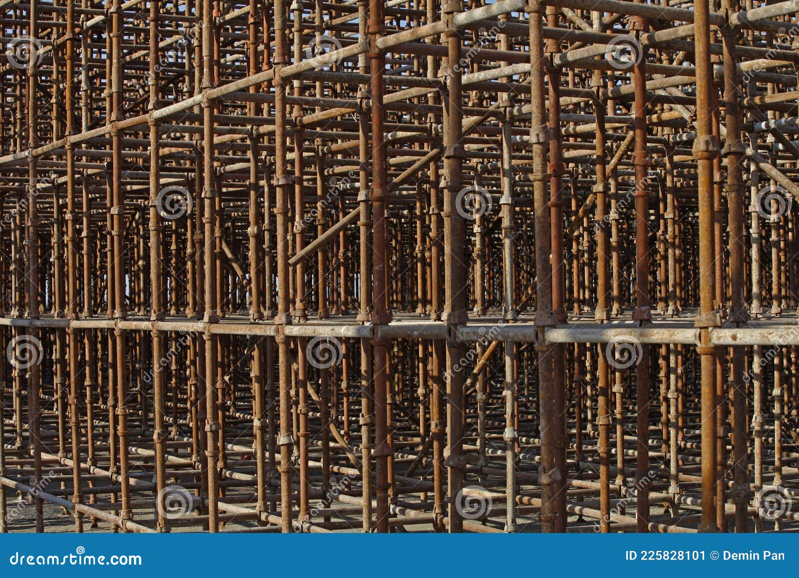 Urban Construction Buildings Foundation Stock Image - Image of highrise ...