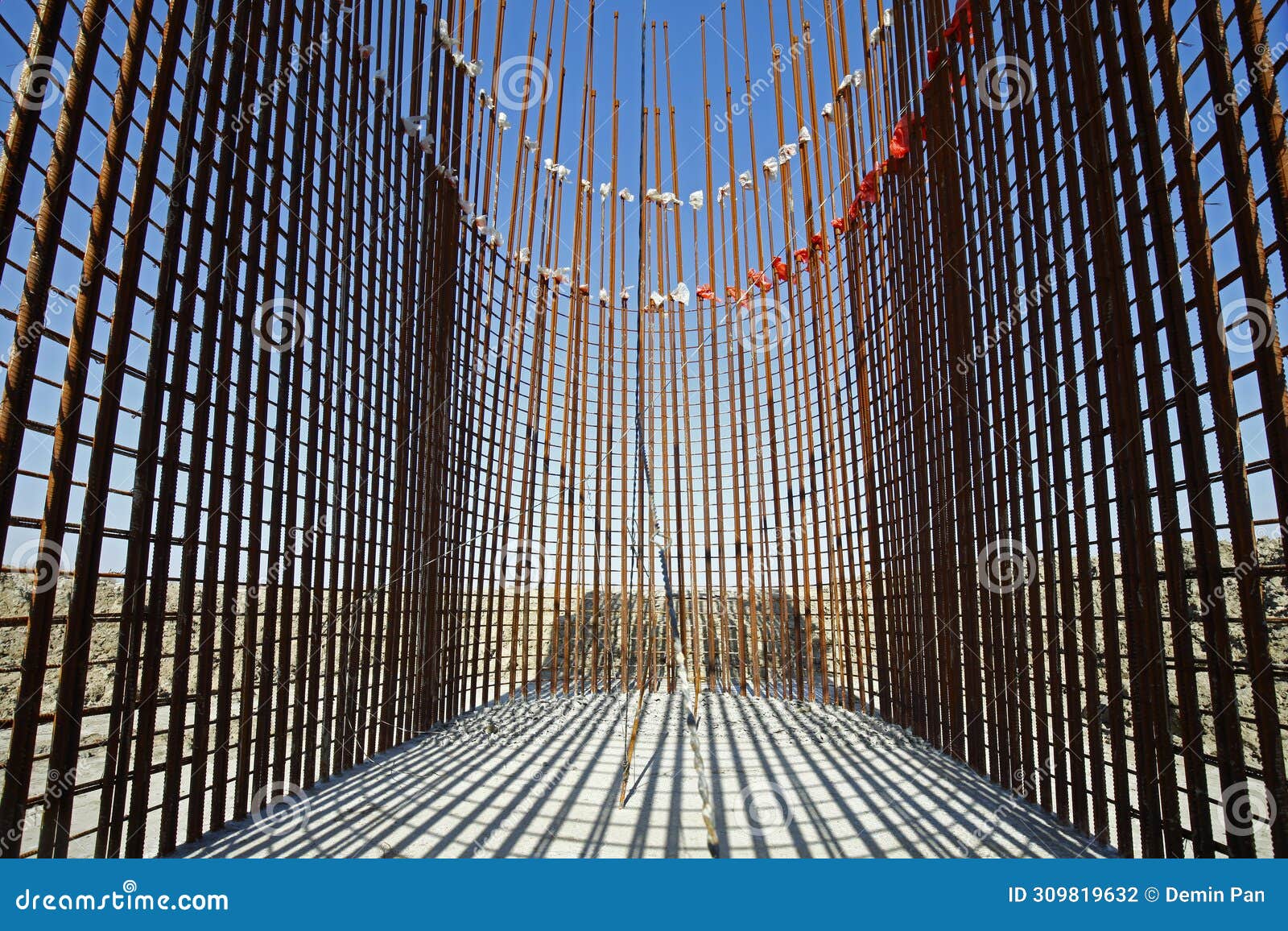 Urban Construction Buildings Foundation Stock Photo - Image of ...