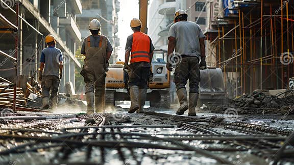 Urban Construction Crew, Labor Day and the Importance of Workers Stock ...