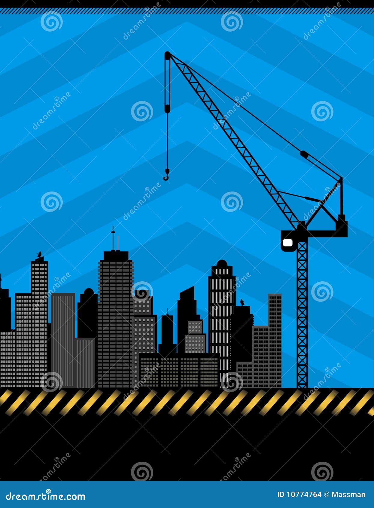 Urban Construction Sign Warning - Under Construction Yellow And Black ...